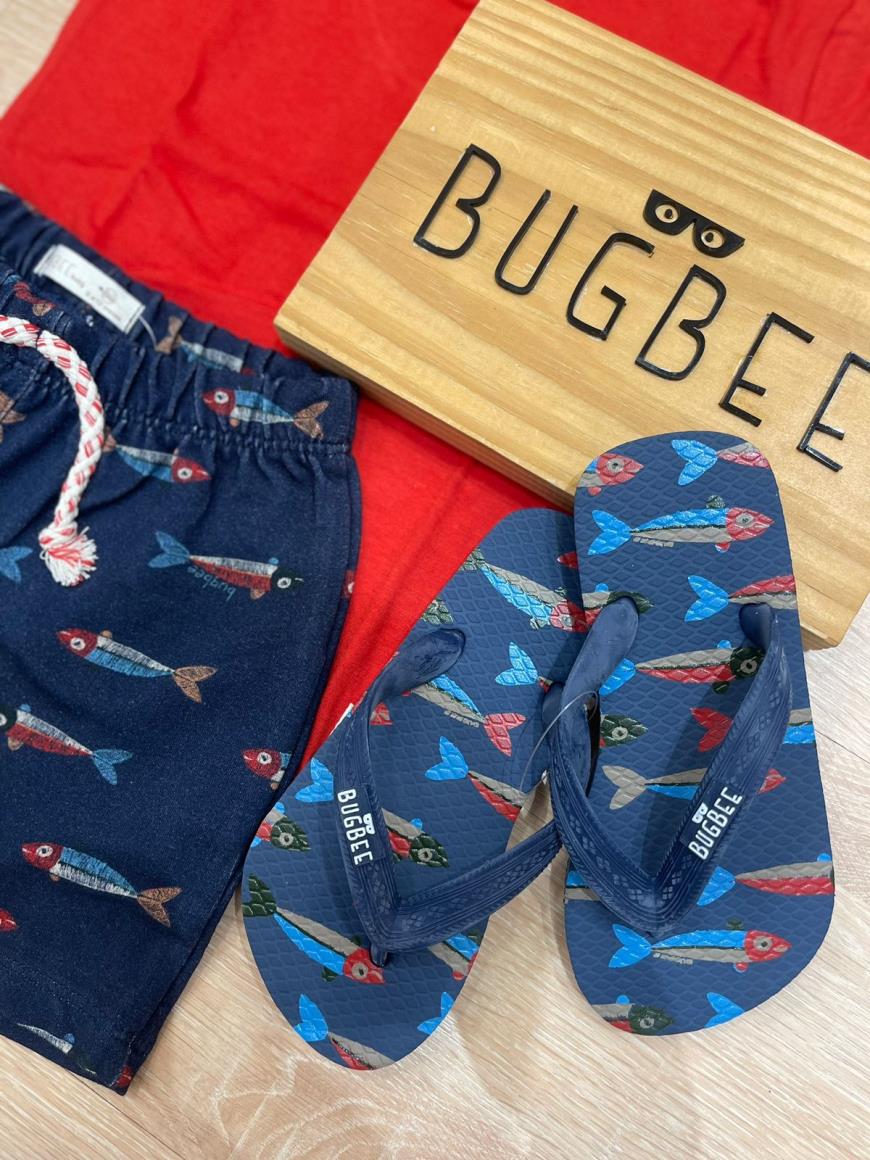 Chinelo Bugbee Peixes - Lalu Petit